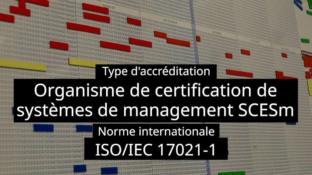 Organisme de certification de systèmes de management SCESm